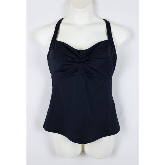 Title nine | Swim | Title Nine Tankini 38dd Black Underwire Adjustable ...